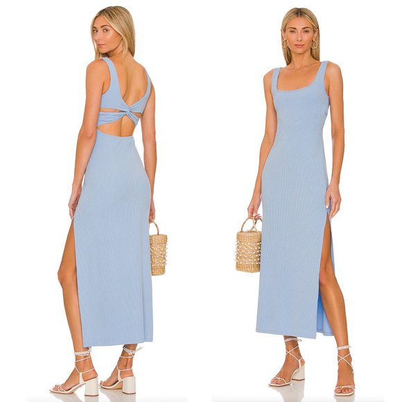 l*space | Dresses | New Lspace Mara Midi Dress In Aura Light Sky Blue ...